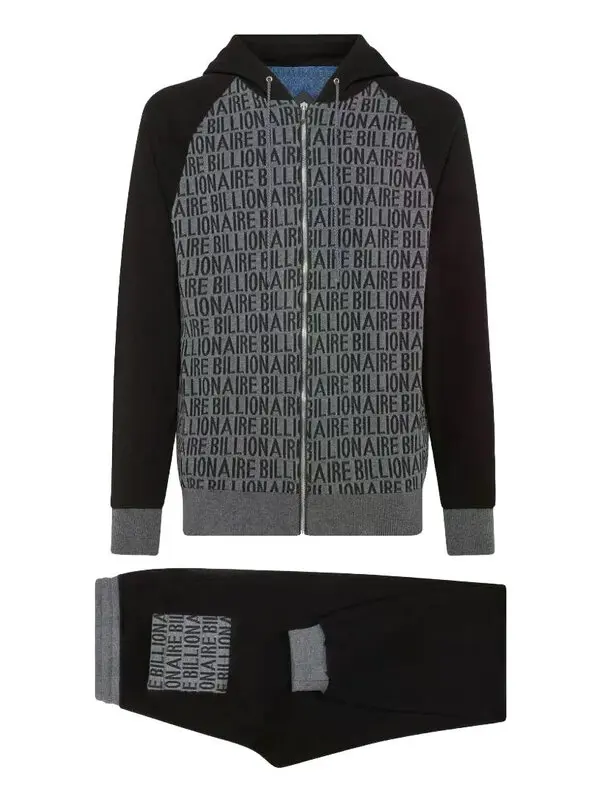 BILLIONAIRE Logo-detail Tracksuit - Black