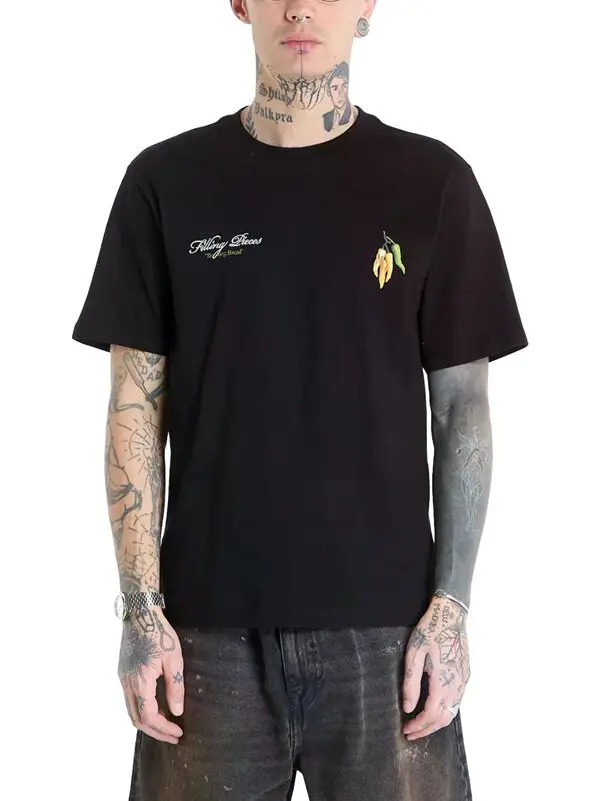 Filling Pieces Pepper Graphic T-shirt - Black