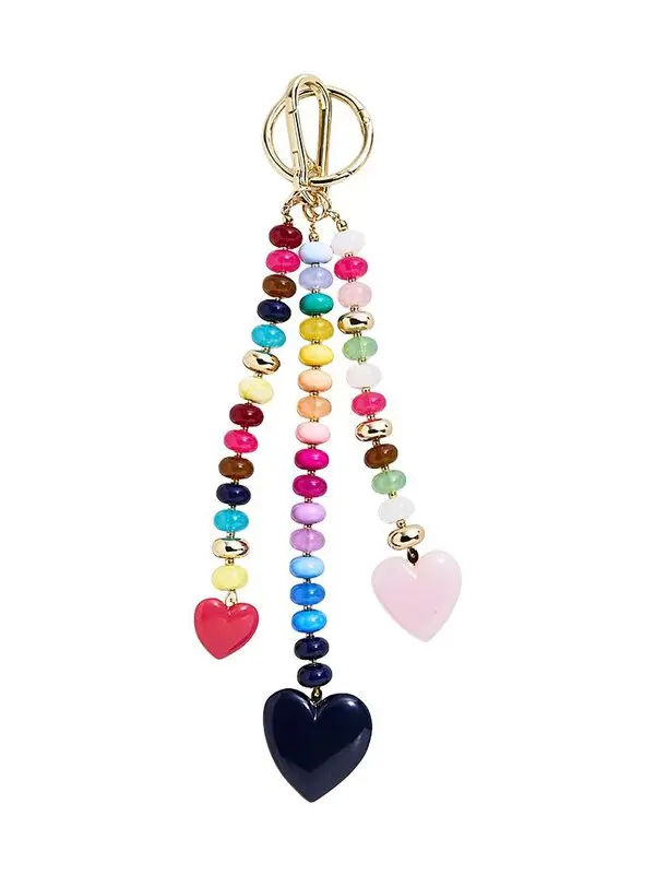 Baublebar Love Always Heart Bag Charm - Multi