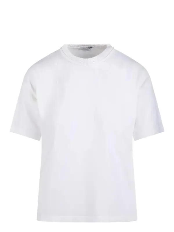DANIELE FIESOLI Ribbed Crew Neck T-shirt - White