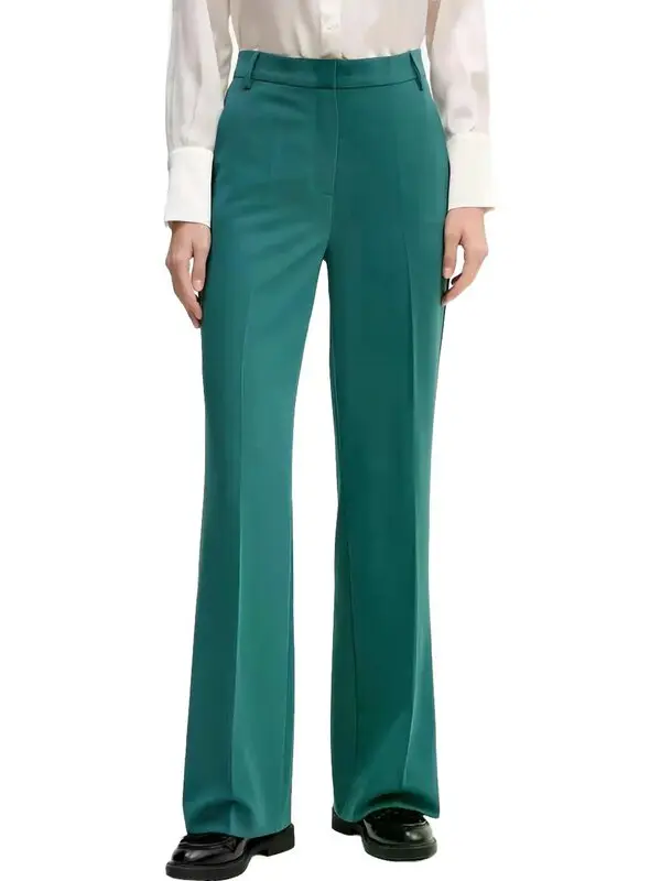 Sisley Belt-loop Trousers - Green