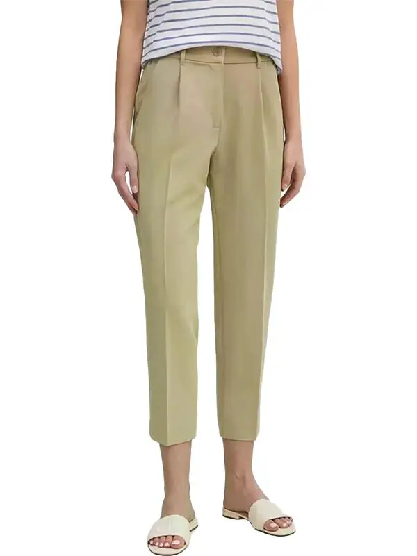 Sisley Pleated Trousers - Neutrals
