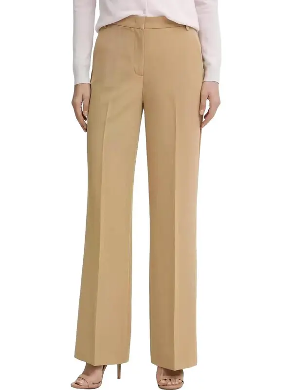 Sisley Wide-leg Trousers - Neutrals