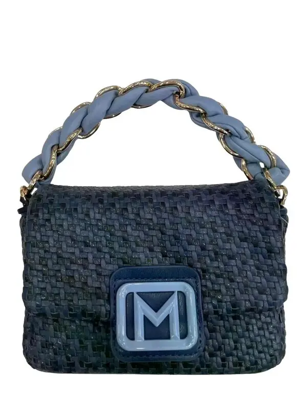 Marella Le Muse Woven Tote Bag - Blue