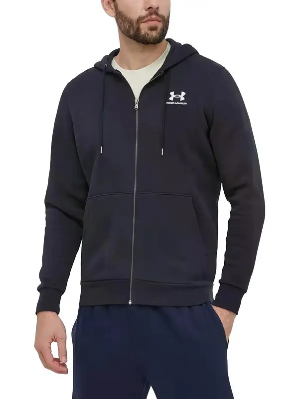 Under Armour Logo-print Zip-up Hoodie - Blue