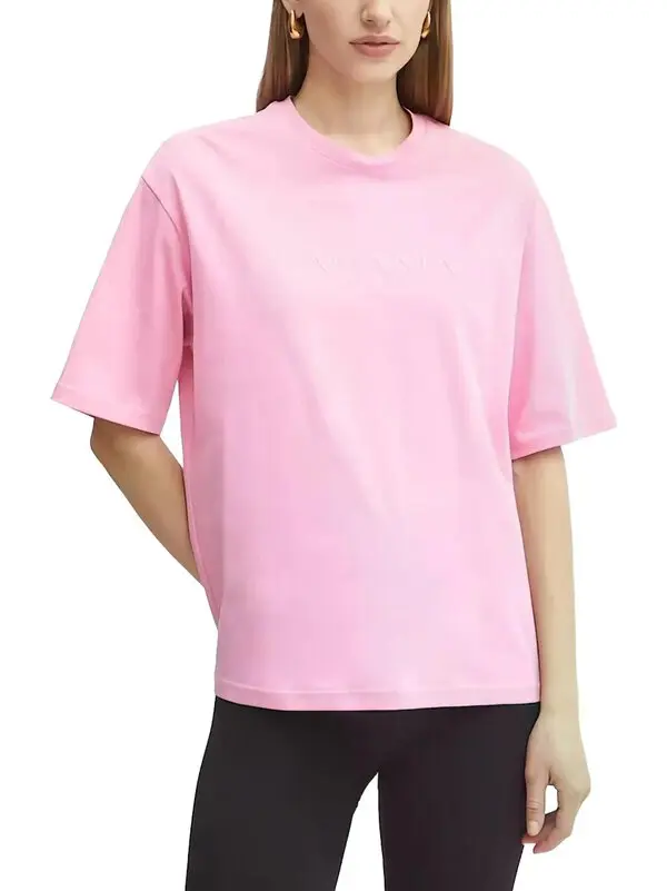 LA MANIA Crew Neck T-shirt - Pink