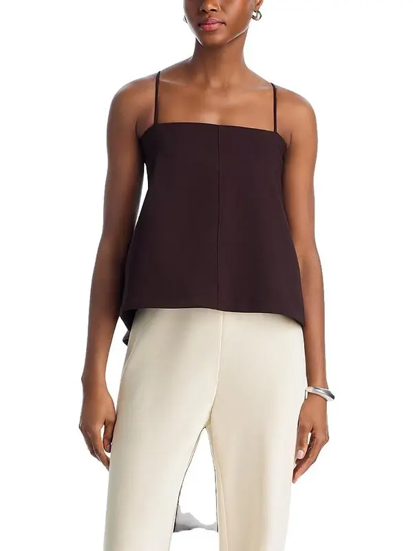 Line & Dot Hansen Top - Dark Brown