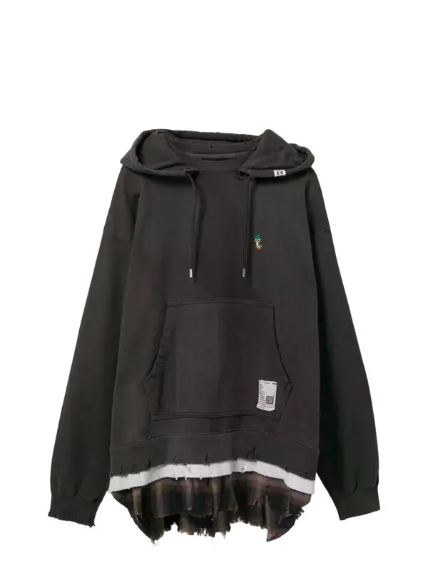 Mihara Yasuhiro Embroidered Hoodie - Grey