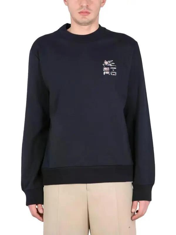 Etro Crew-neck Sweatshirt - Blue