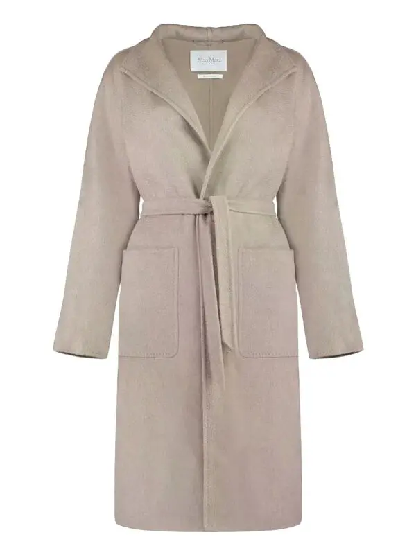 Max Mara Lilia Belted Cashmere Coat - Neutrals