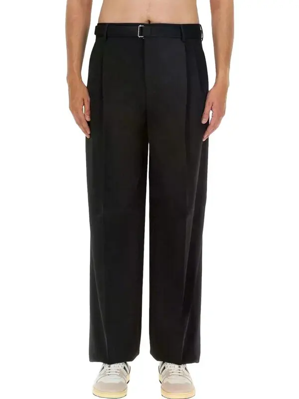 LANVIN Wide-leg Trousers - Black