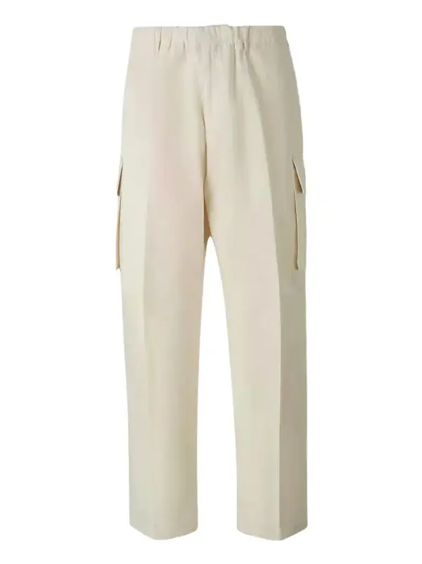LARDINI Cargo Trousers - Neutrals
