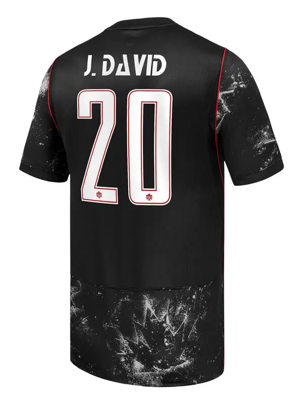 Nike Jonathan David Canada Soccer 2026 Stadium Away Dri-fit Soccer Jersey - Black