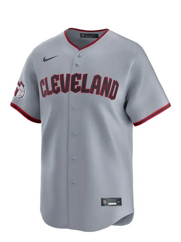 Nike Cleveland Guardians Dri-fit Adv Mlb Limited Jersey - Grey