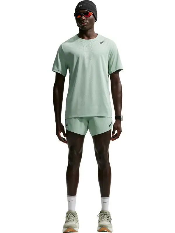 Nike Aeroswift Dri-fit Adv 4" Brief-lined Running Shorts - Green