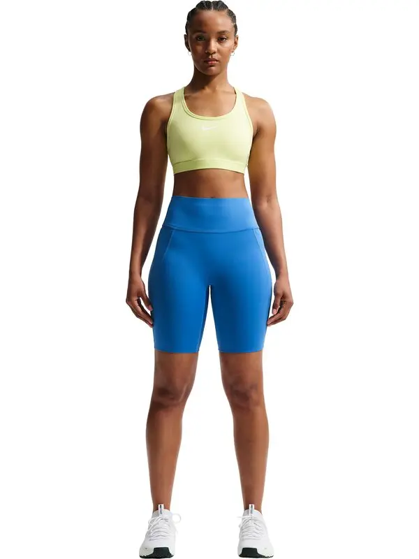 Nike Universa High-waisted 8" Biker Shorts - Blue