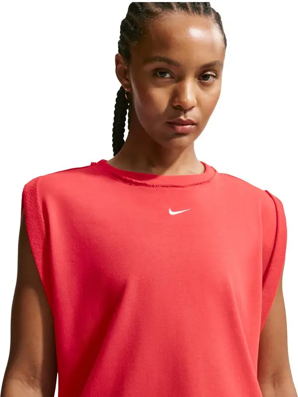 Nike Sportswear Chill Terry Oversized Tank Top - Red