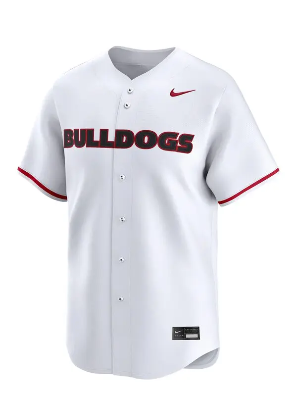 Nike Georgia College Limited Baseball Jersey - White