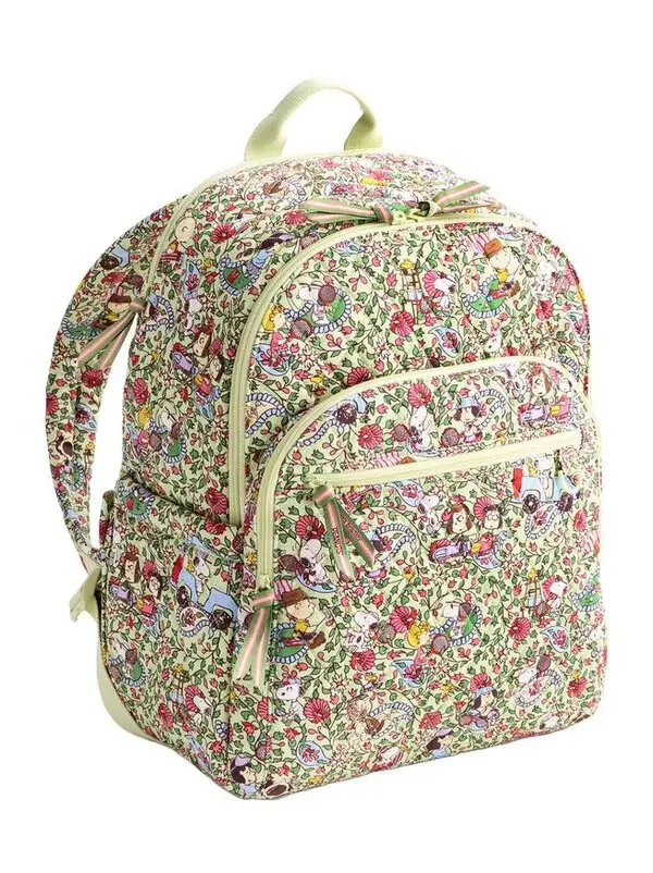 VERA BRADLEY Peanuts Bancroft Backpack - Green