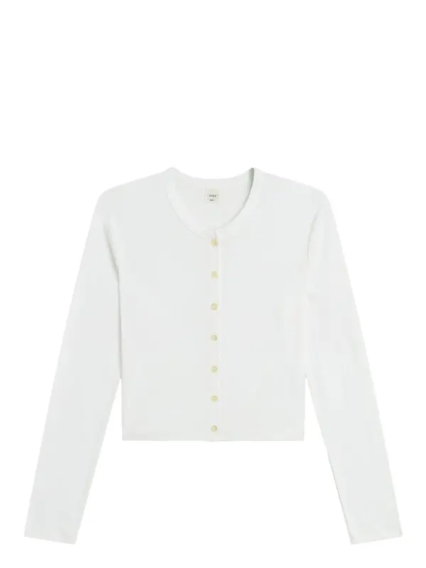 LESET Nando Cardigan - White