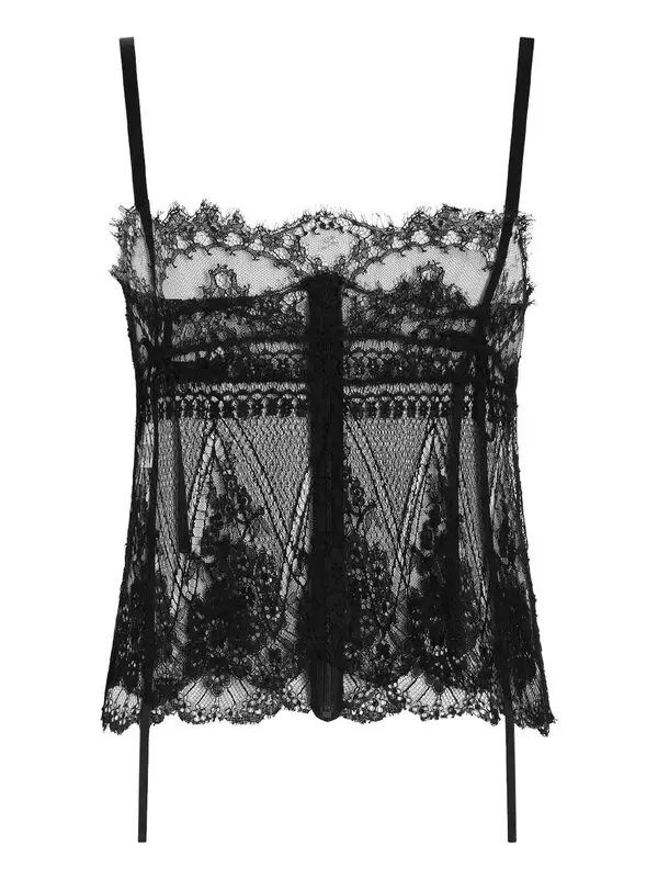 Dolce & Gabbana Lace Top - Black
