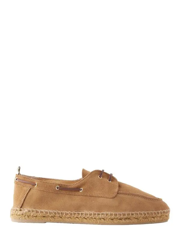 CastaÑer Nemo Suede Boat Shoes - Neutrals
