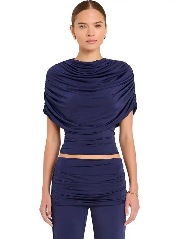 Amanda Uprichard Marcelle Top - Navy