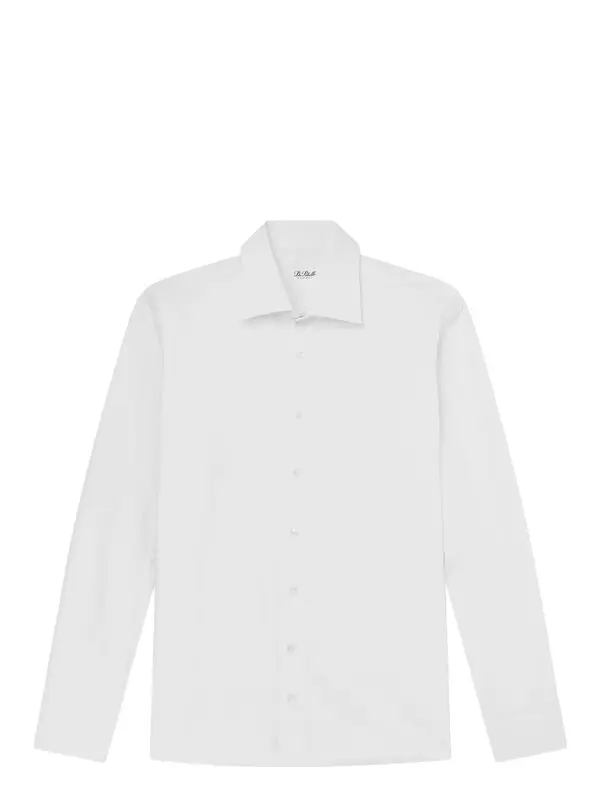 DE PETRILLO Cotton-poplin Shirt - Neutrals