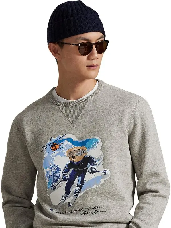 Ralph Lauren Polo Bear Fleece Sweatshirt - Loft Heather/active Bear