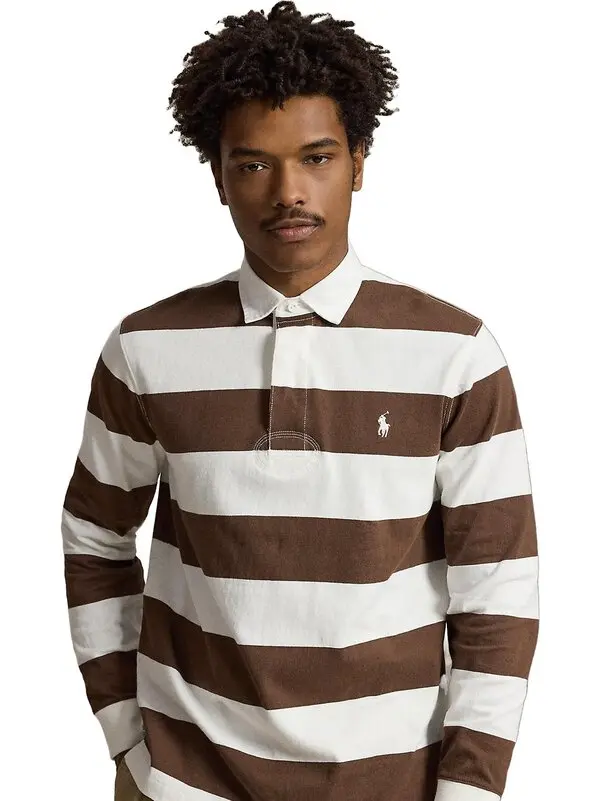 Ralph Lauren The Iconic Rugby Shirt - Trophy Cream/brown