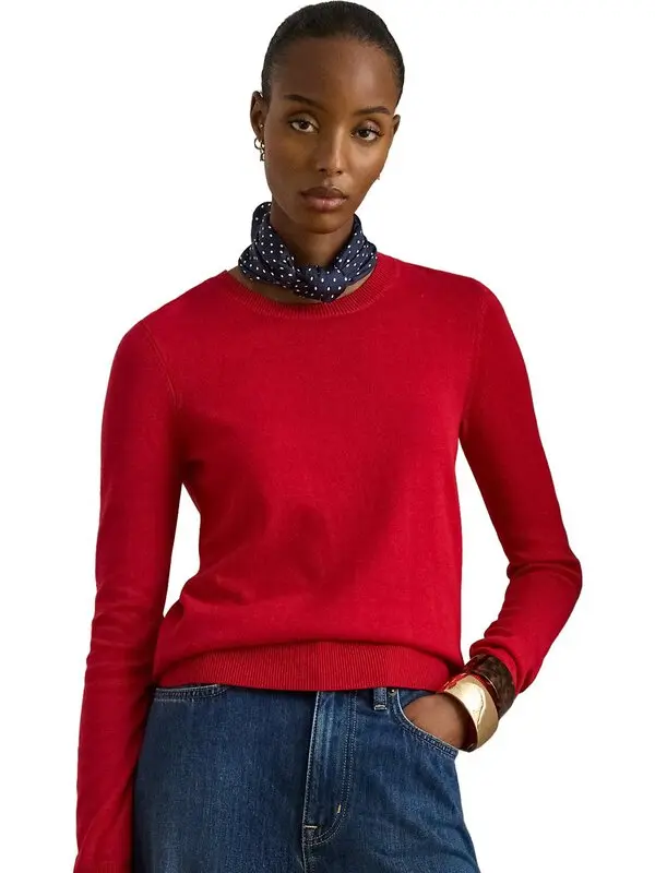 Ralph Lauren Cotton-blend Sweater - Cruise Red