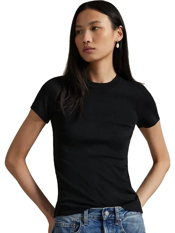 Ralph Lauren Slim Fit Cotton Tee - Polo Black