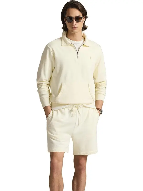 Ralph Lauren 6.5-inch Loopback Fleece Short - Clubhouse Cream
