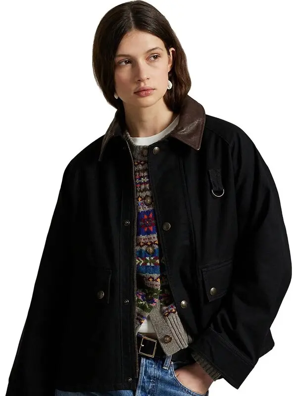 Ralph Lauren Cotton Utility Jacket - Black
