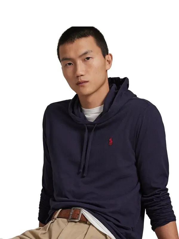 Ralph Lauren Hooded Jersey T-shirt - Ink