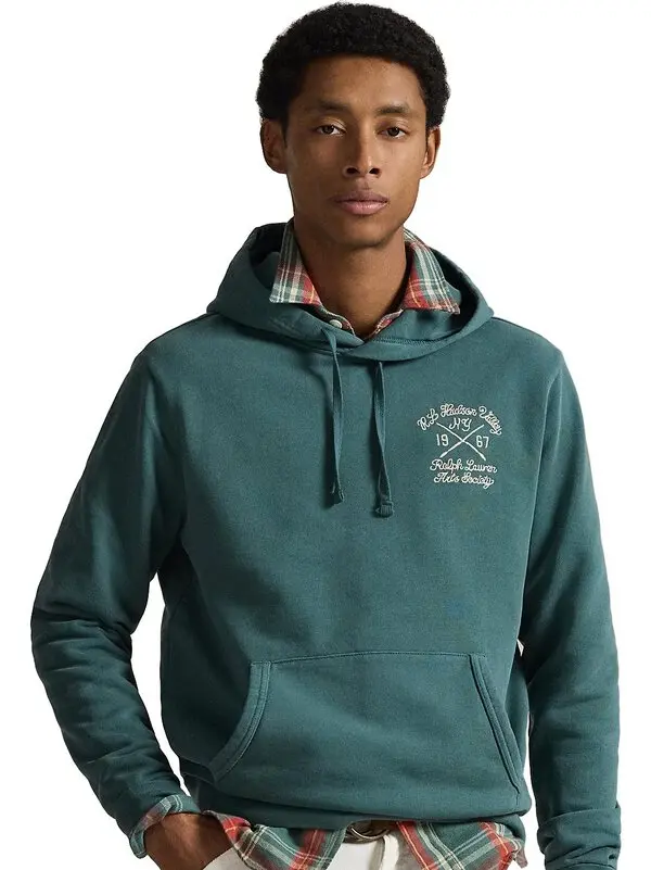 Ralph Lauren Graphic Hoodie - Charter Green