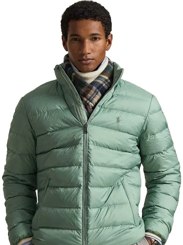 Ralph Lauren Padded Packable Down Jacket - Light Green