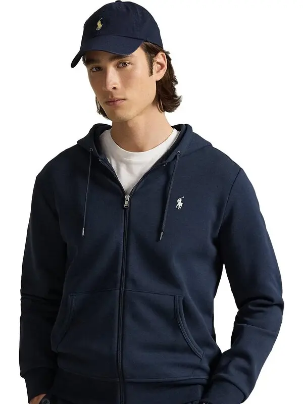 Ralph Lauren Double-knit Full-zip Hoodie - Aviator Navy