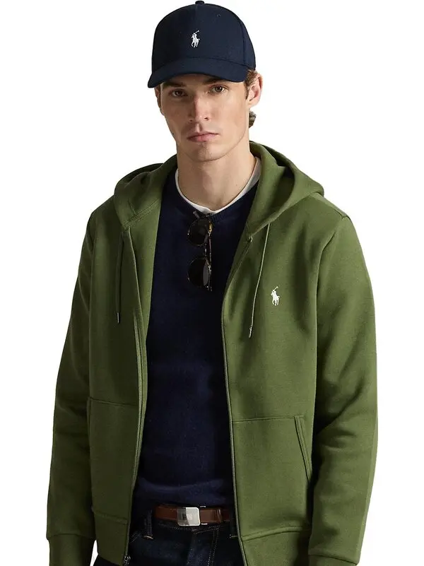 Ralph Lauren Double-knit Full-zip Hoodie - Supply Olive