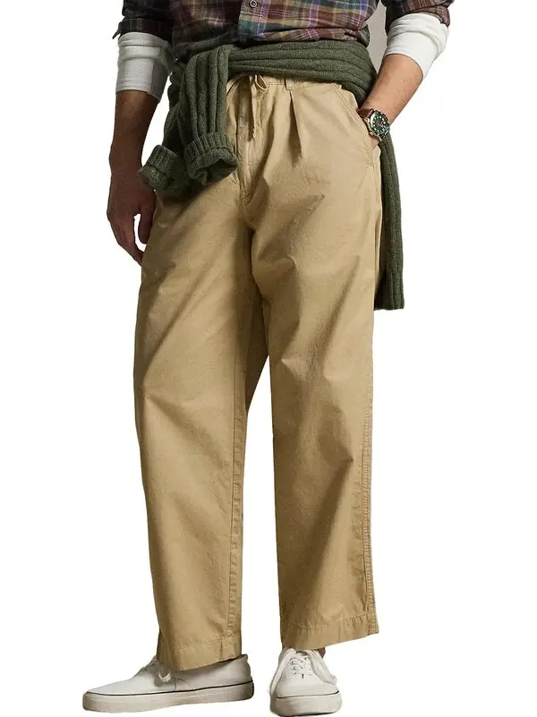 Ralph Lauren Relaxed Fit Twill Pants - Coastal Beige