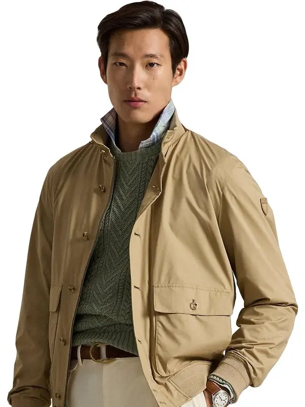 Ralph Lauren Gabardine Jacket - Rl Khaki