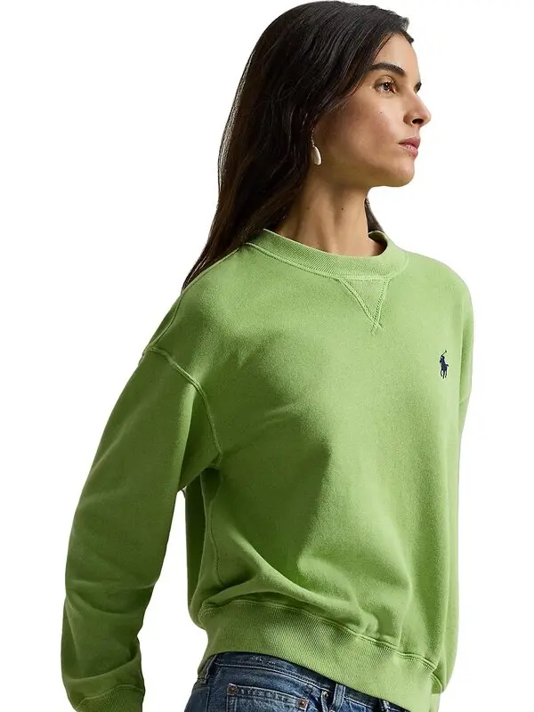 Ralph Lauren Lightweight Fleece Crewneck - Parakeet Green