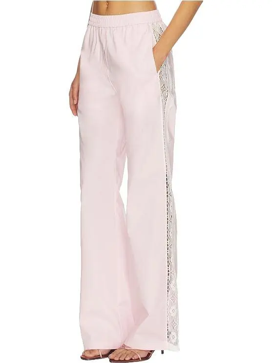 MSGM Low Rise Wide Leg - Pink