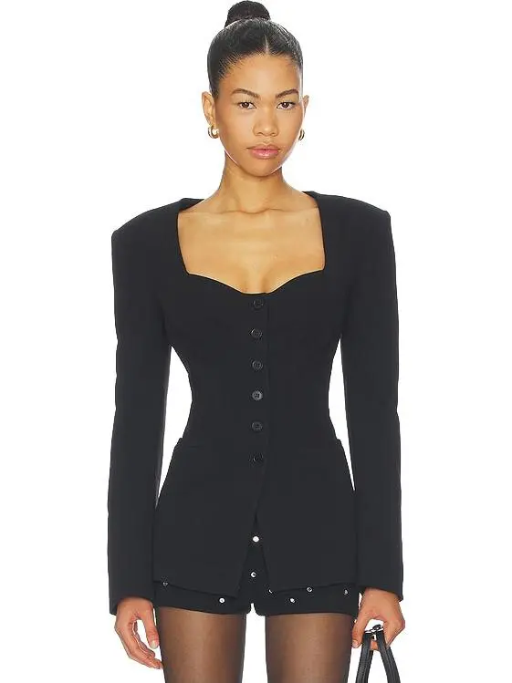 ANIYE BY Shana Bustier Jacket - Black