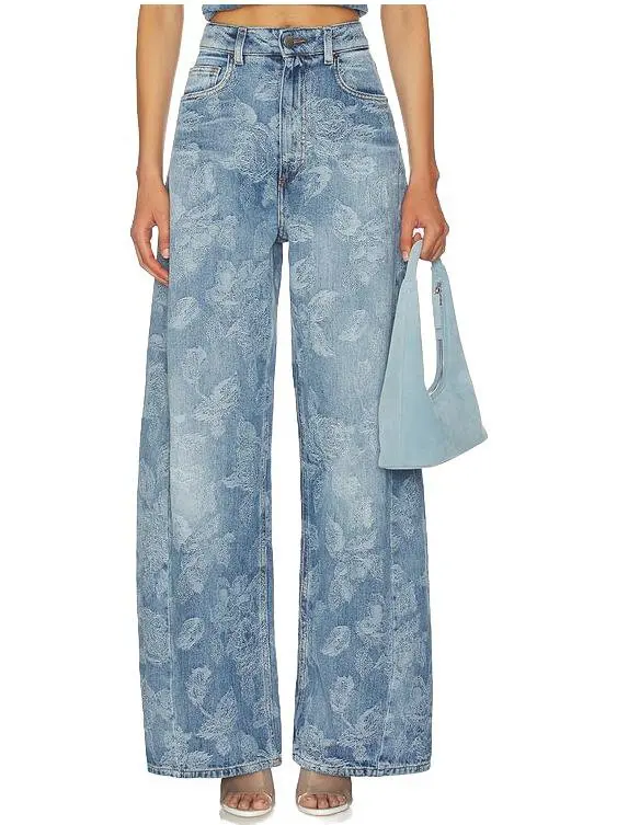 Giuseppe Di Morabito Denim Wide Leg - Blue