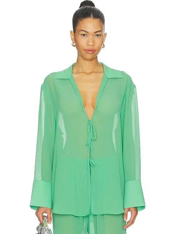 Solid & Striped The Jaclyn Tunic - Turtle Green