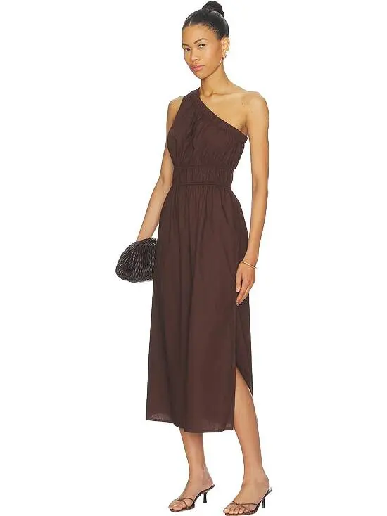 Rails Selani One-shoulder Dress - Espresso