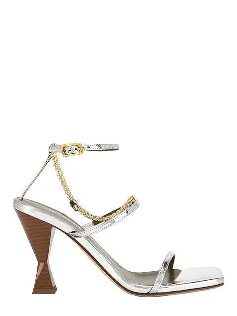 MARIA LUCA Ofelia High Clessidra Sandal - Silver