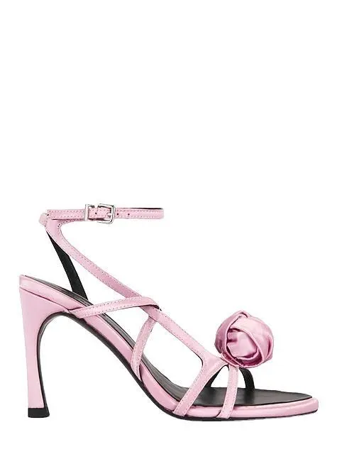 ROTATE BY BIRGER CHRISTENSEN Satin Sandal - Begonia Pink