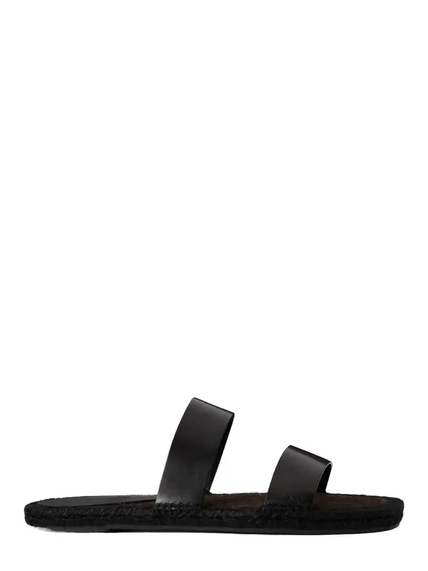 CastaÑer Kenny Leather Sandals - Black